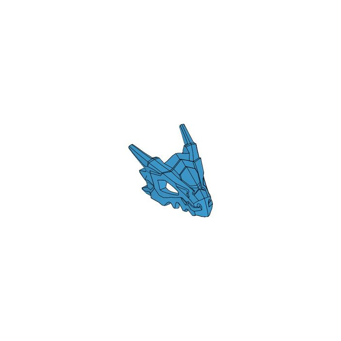 LEGO Dark Azure Dragon Head with Eye Openings (3770) | Brick Owl - LEGO ...