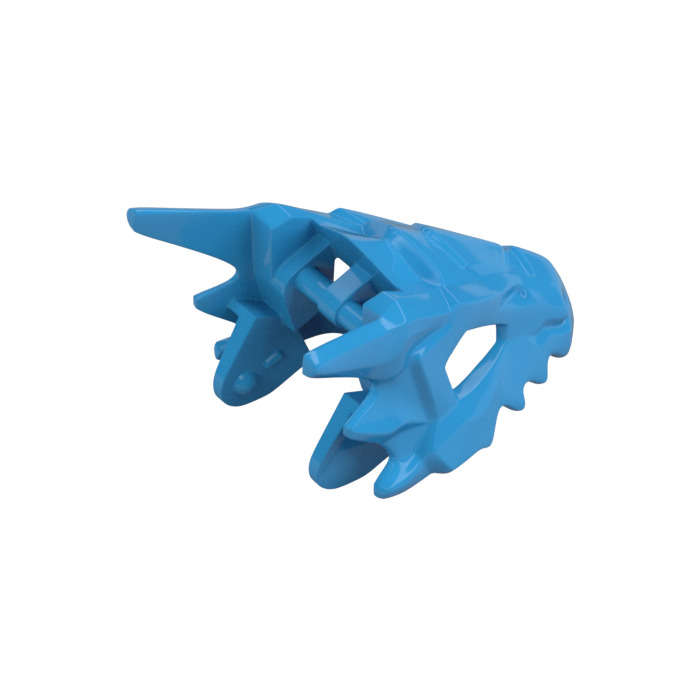 LEGO Dark Azure Dragon Head with Eye Openings (3770) | Brick Owl - LEGO ...