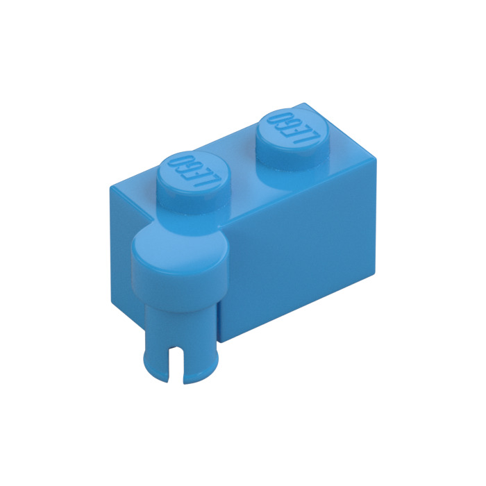 LEGO Dark Azure Hinge Brick 1 x 4 Swivel Top (3830 / 65122) | Brick Owl ...