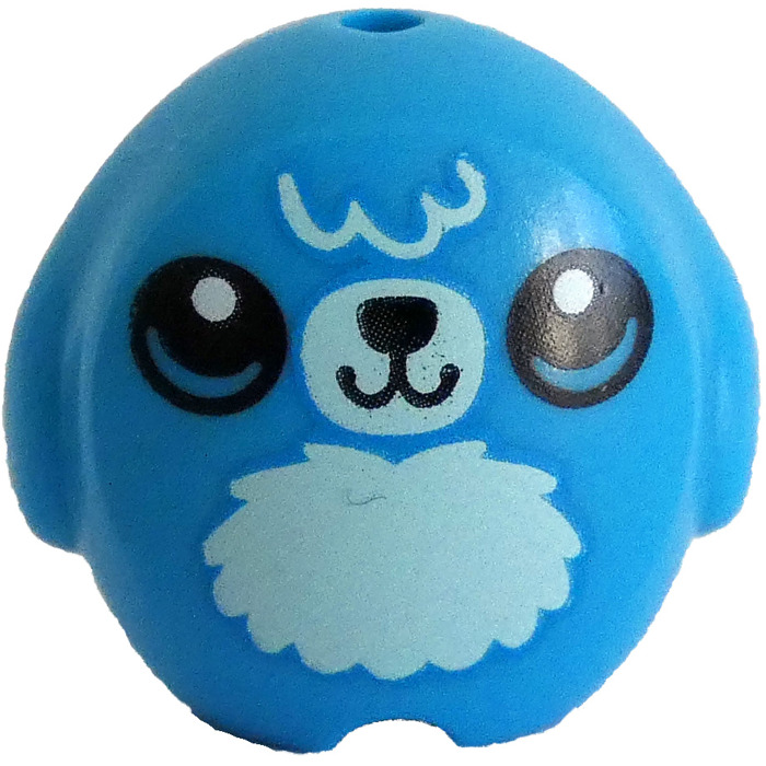 LEGO Dark Azure Plushie Toy with Light Aqua Chest and Muzzle (6330 ...