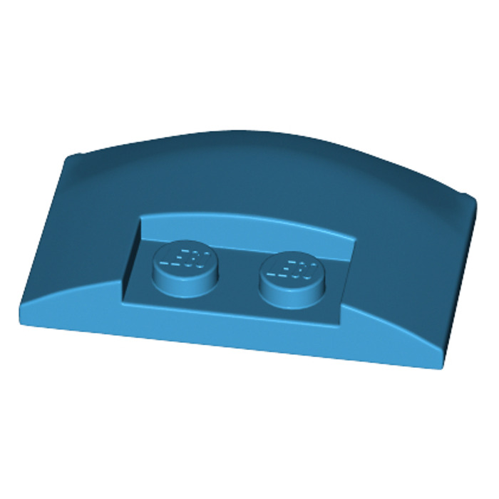 LEGO Dark Azure Wedge 3 x 4 x 0.7 with Recess (93604) | Brick Owl ...