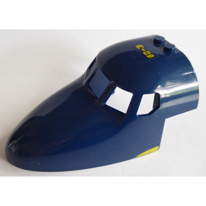 LEGO Airplane Cockpit 6 x 10 x 4 with yellow 'E-09' Sticker (18907 ...