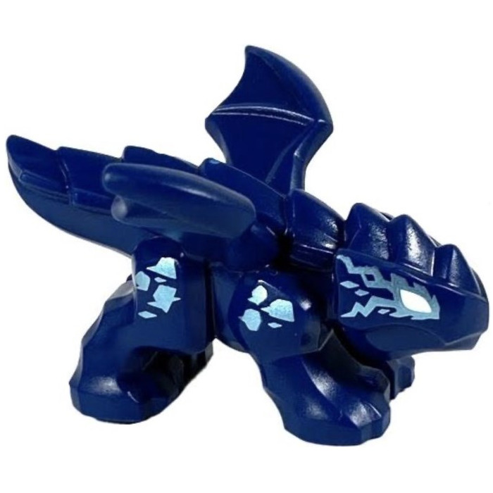 LEGO Baby Dragon with Open Wings with Sand Blue Scales (102927) | Brick ...