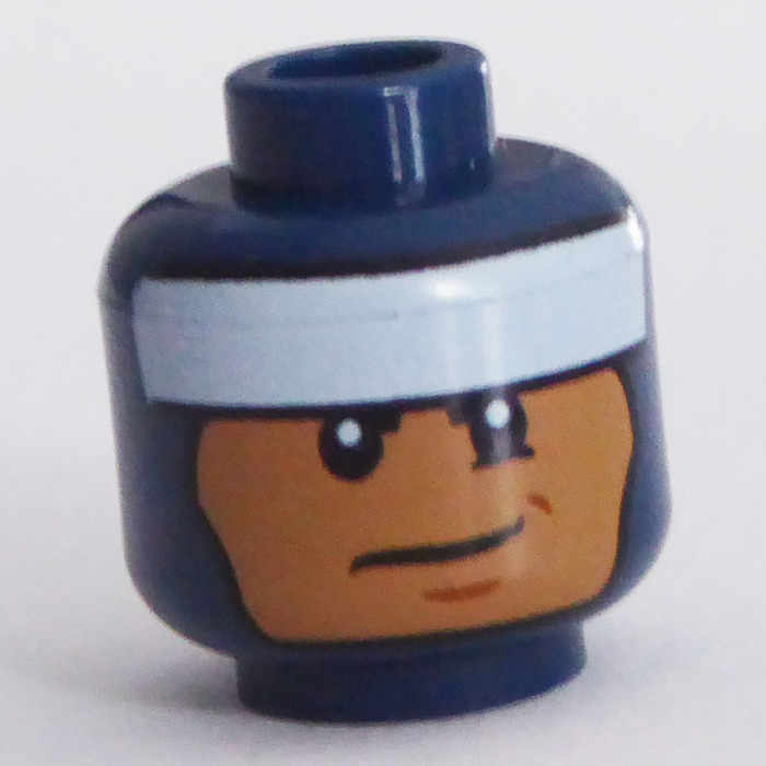 LEGO Dark Blue Batman (Classic TV Series) Minifigure Head (3626 / 25657 ...