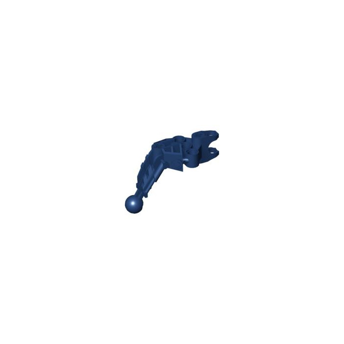 LEGO Dark Blue Bionicle Arm / Leg with Ball Joint and Socket and Ridges ...
