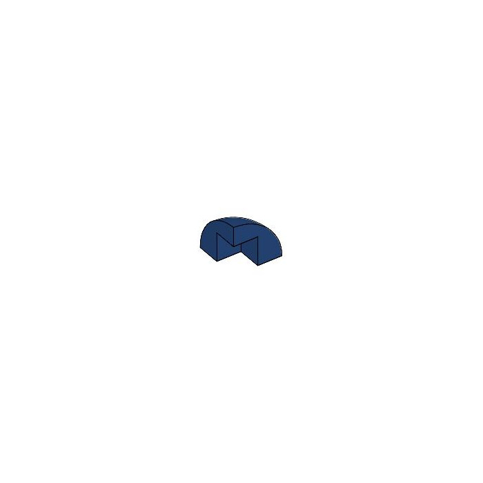 LEGO Dark Blue Brick 2 x 2 Round Quarter Circle (5906) | Brick Owl