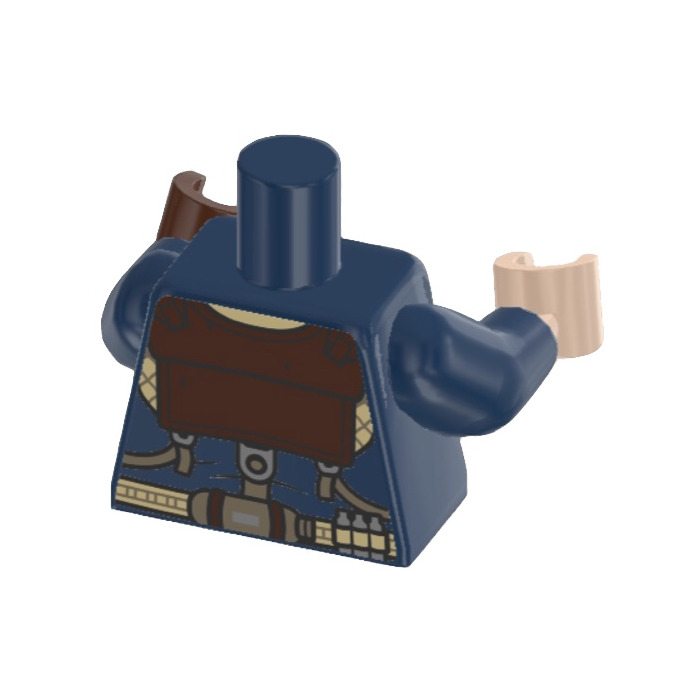 LEGO Dark Blue Cal Kestis Minifig Torso (973 / 76382) | Brick Owl