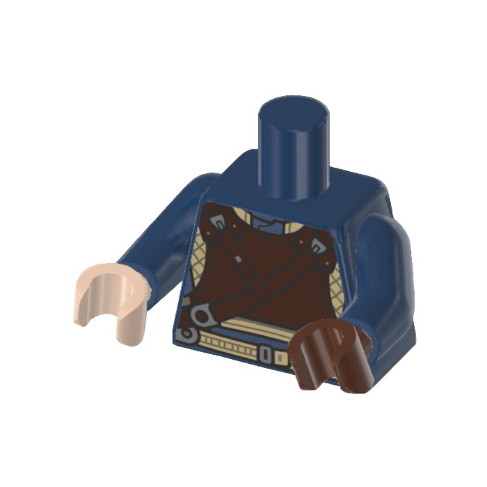 LEGO Dark Blue Cal Kestis Minifig Torso (973 / 76382) | Brick Owl