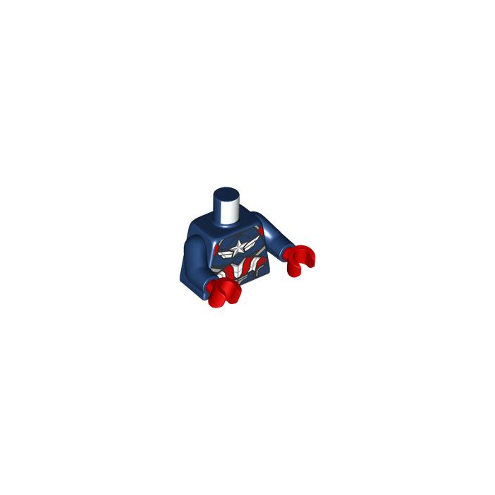 LEGO Captain America (Sam Wilson) with Wings Minifig Torso (973 / 76382 ...