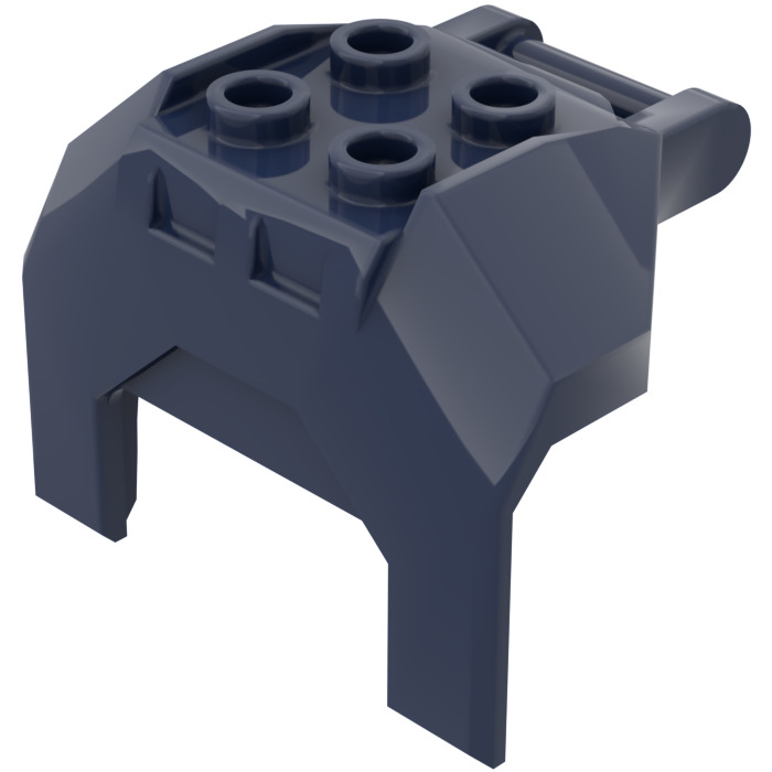 LEGO Dark Blue Chest Armor with 4 Studs and Bar Handle (27167) | Brick Owl
