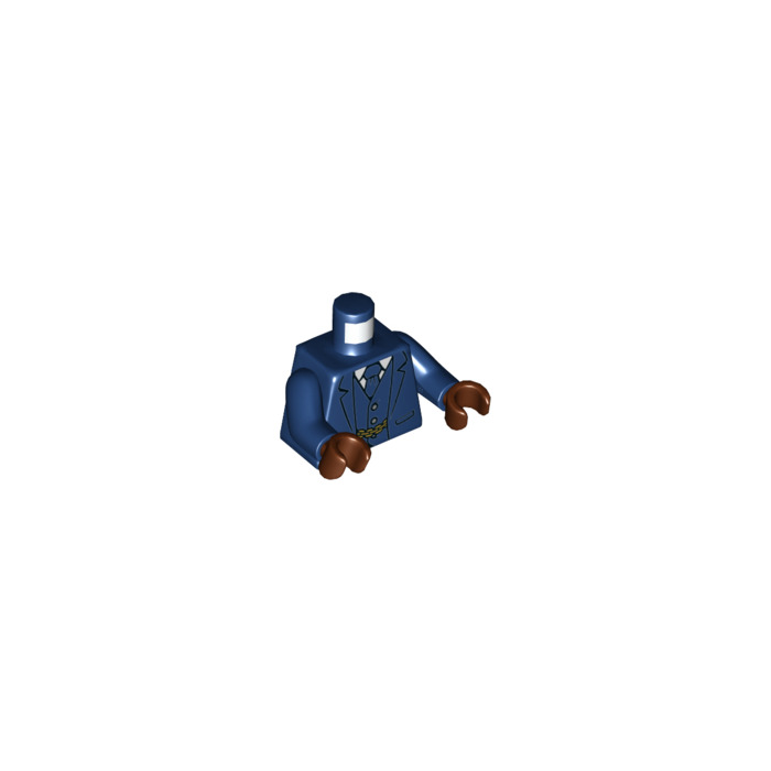 LEGO Dark Blue Chip with Dark Blue Suit Minifig Torso (973 / 76382 ...
