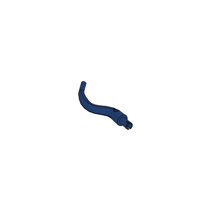LEGO Dark Blue Curved Horn with Pin (5156 / 24204) | Brick Owl