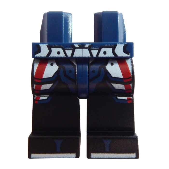 LEGO Dark Blue Hips and Black Legs with Armor (3815 / 37499) | Brick Owl