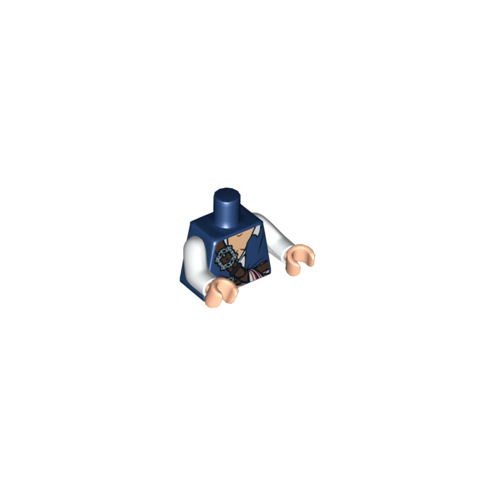LEGO Dark Blue Jack Sparrow Minifig Torso (76382 / 88585) | Brick Owl