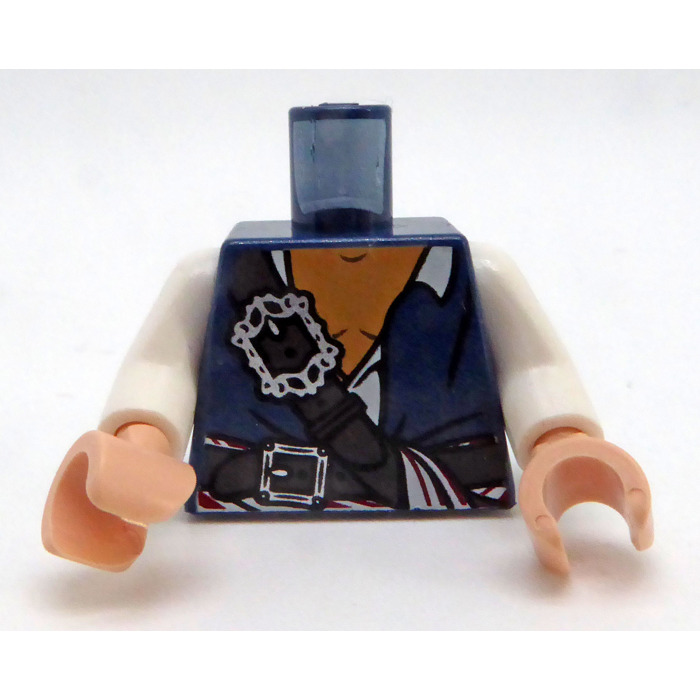LEGO Dark Blue Jack Sparrow Minifig Torso (76382 / 88585) | Brick Owl