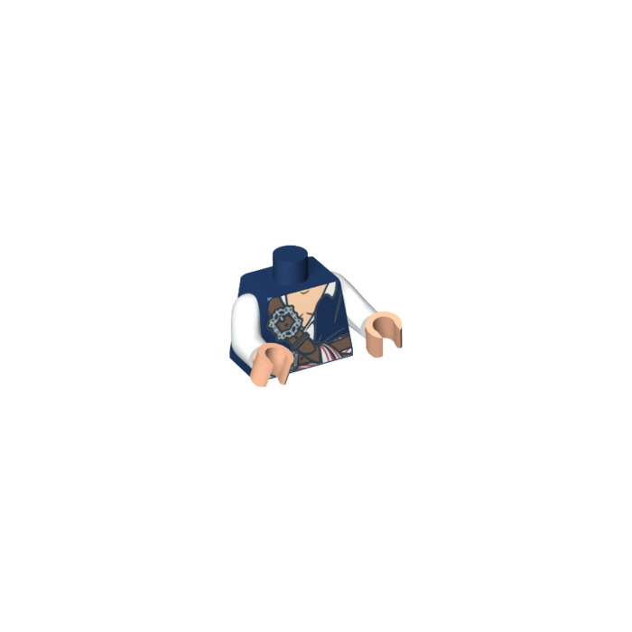 LEGO Dark Blue Jack Sparrow Minifig Torso (76382 / 88585) | Brick Owl