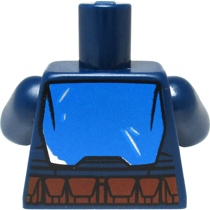 LEGO Dark Blue Mandalorian Warrior Minifig Torso (973 / 76382) | Brick ...