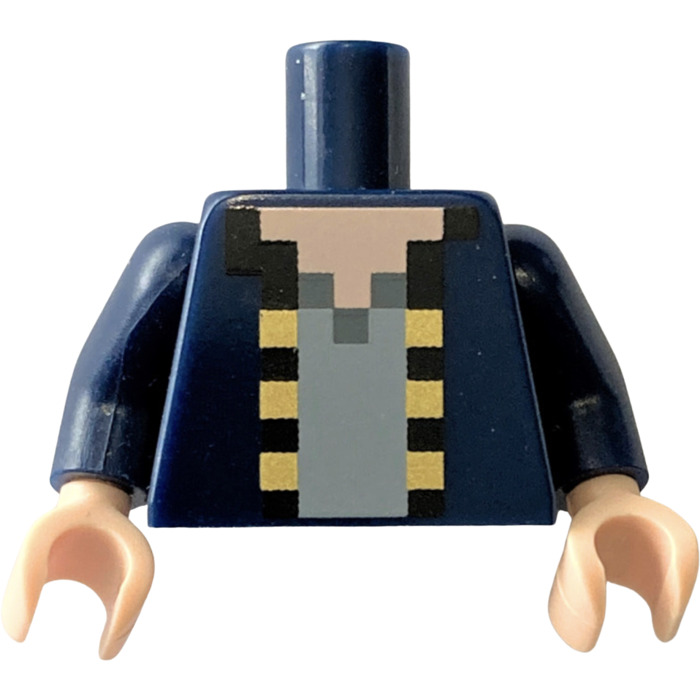 LEGO Dark Blue Minifig Torso with Dark Blue Jacket (973) | Brick Owl ...