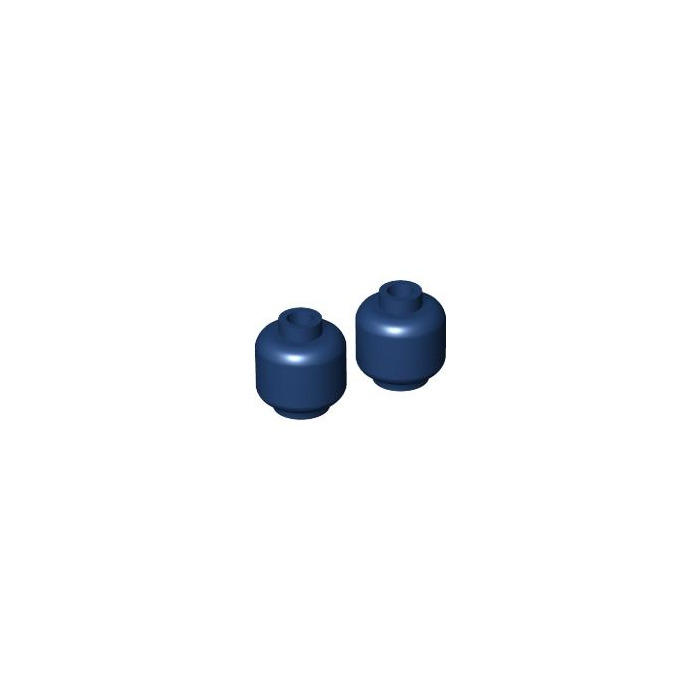 LEGO Dark Blue Minifigure Head (3626 / 88475) | Brick Owl