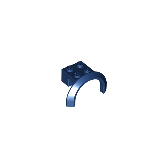 LEGO Dark Blue Mudguard Brick 2.5 x 4 x 1.7 with Wheel Arch (50745 ...