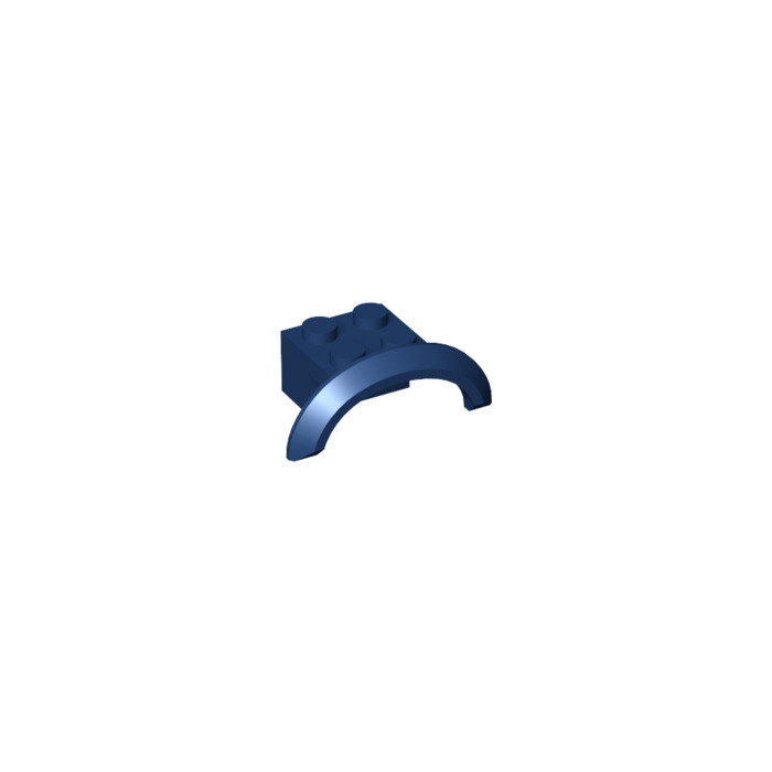 LEGO Dark Blue Mudguard Brick 2.5 x 4 x 1 with Wheel Arch (28579 / ...