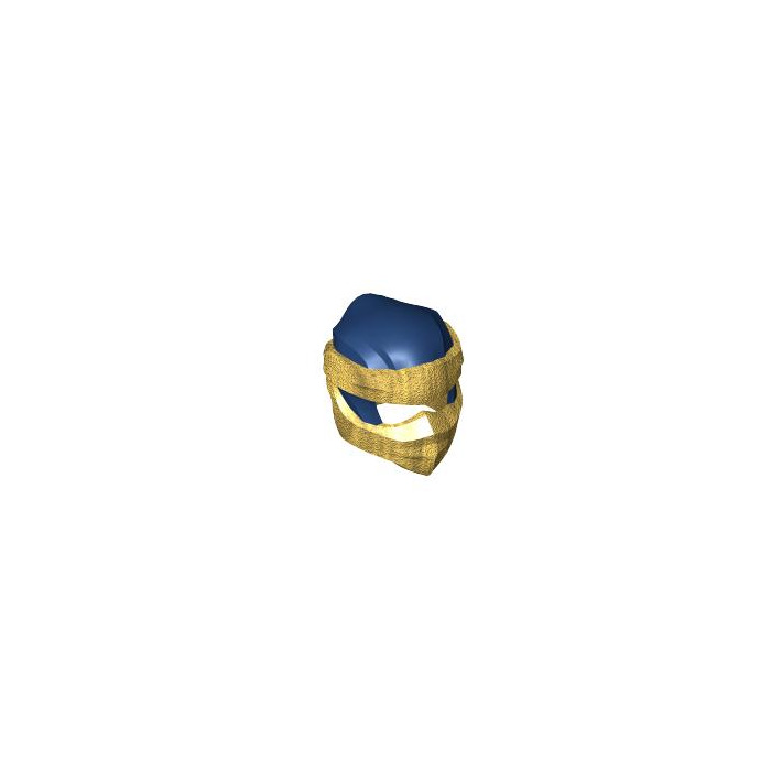 LEGO Dark Blue Ninjago Hood with Pearl Gold Wrap (4910) | Brick Owl ...