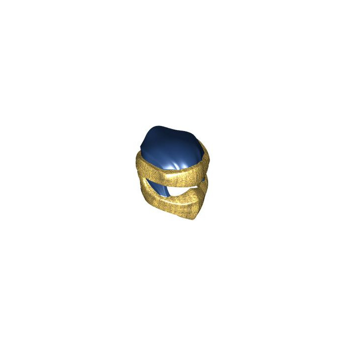 LEGO Dark Blue Ninjago Hood with Pearl Gold Wrap (4910) | Brick Owl ...
