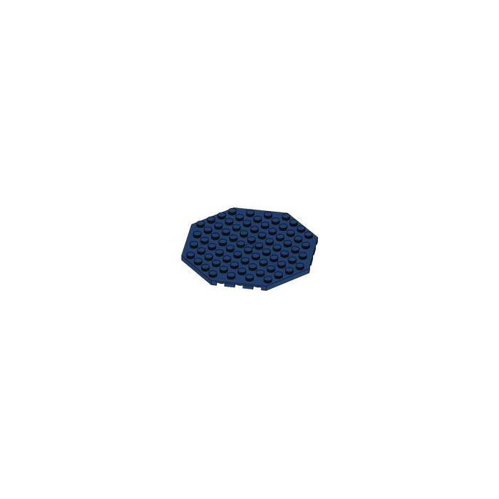 LEGO Dark Blue Plate 10 x 10 Octagonal with Hole (89523) | Brick Owl ...