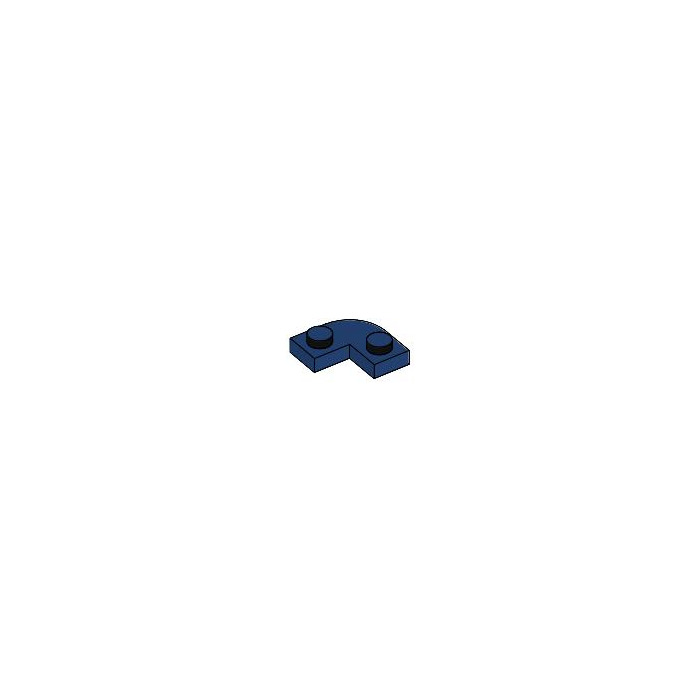 LEGO Dark Blue Plate 2 x 2 Round Corner (79491) | Brick Owl
