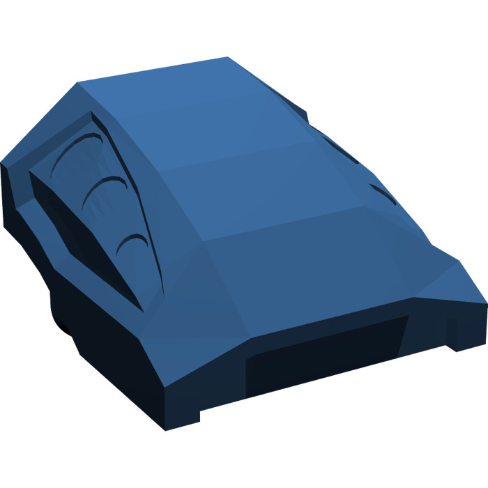 LEGO Dark Blue Slope 1 x 2 x 2 Curved with Dimples (44675) | Brick Owl ...