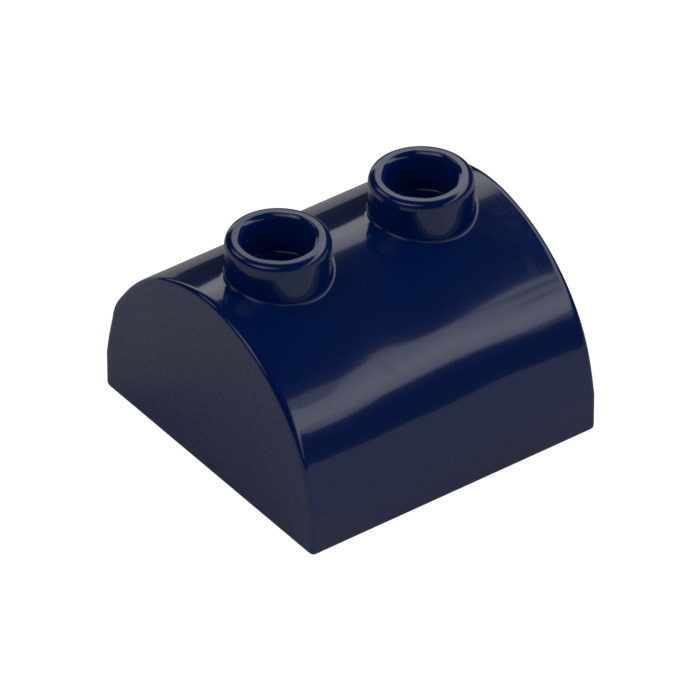 LEGO Dark Blue Slope 2 x 2 Curved with 2 Studs on Top (30165) | Brick ...