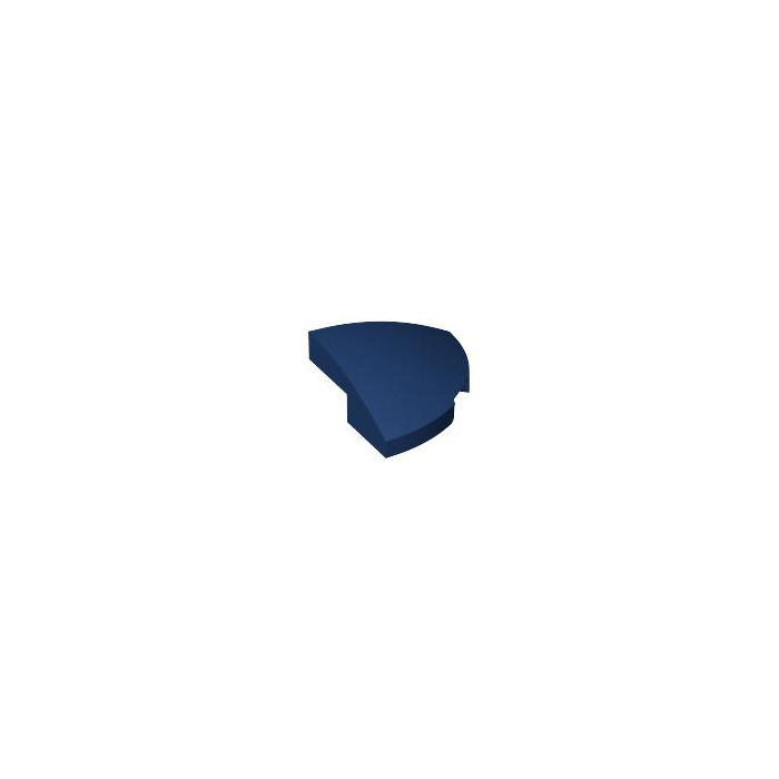 LEGO Dark Blue Slope 2 x 2 x 0.7 Curved Round Quarter (5852) | Brick Owl