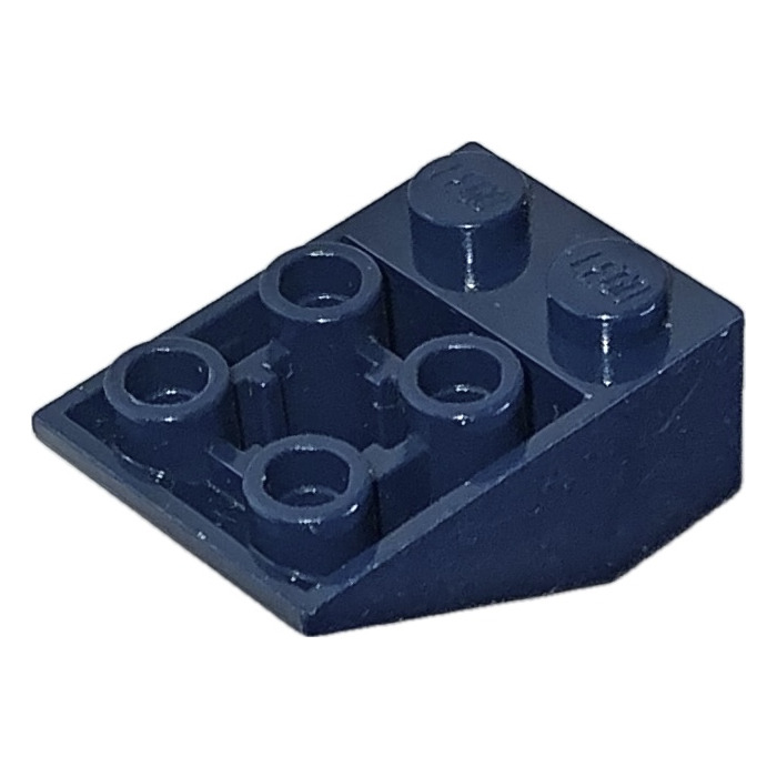 LEGO Dark Blue Slope 2 x 3 (25°) Inverted (2752 / 3747) | Brick Owl