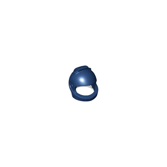 LEGO Dark Blue Space Helmet with White Neck Base (49663) | Brick Owl