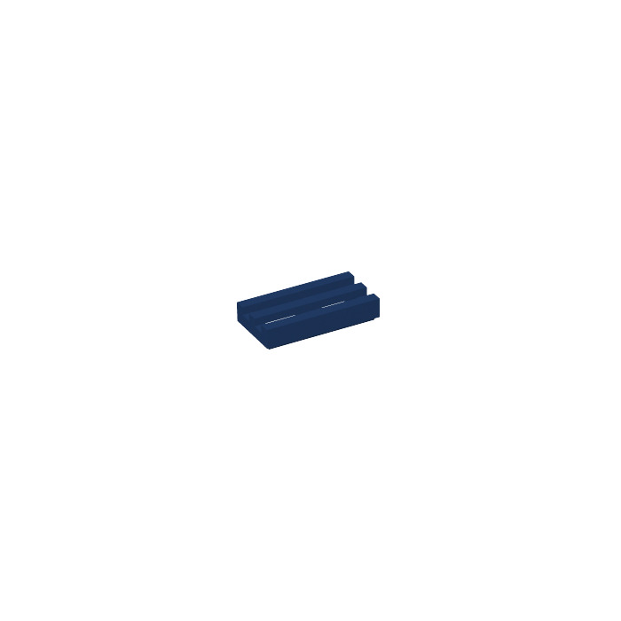LEGO Dark Blue Tile 1 x 2 Grille (with Bottom Groove) (2412 / 30244 ...