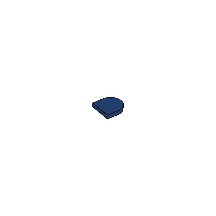 LEGO Dark Blue Tile 2 x 2 Half Oval (5520) | Brick Owl - LEGO Marketplace