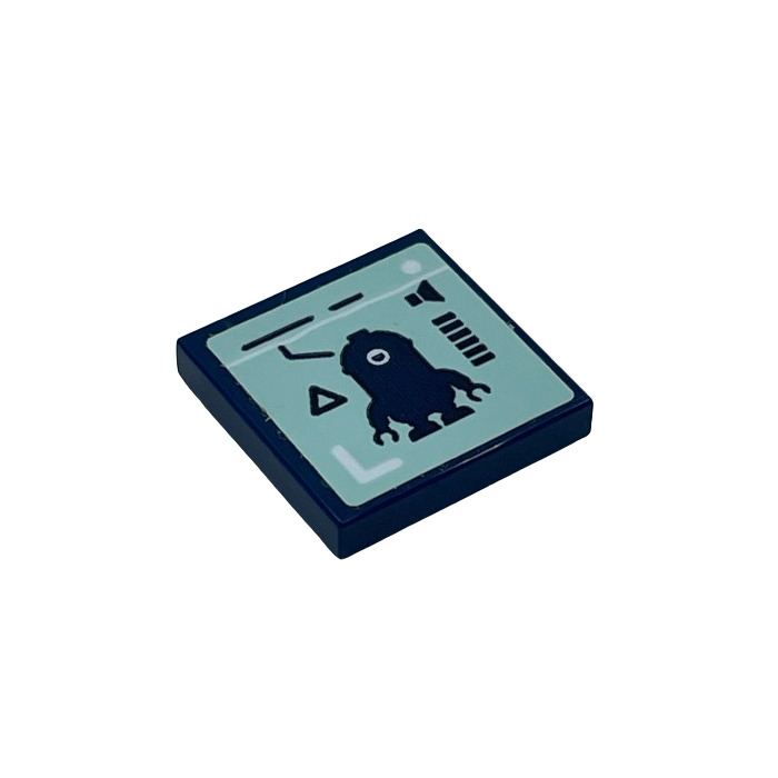LEGO Tile 2 x 2 with Minion Stuart and Volume Meter Sticker with Groove ...