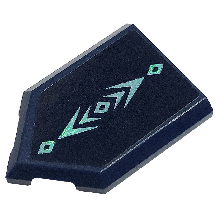 LEGO Tile 2 x 3 Pentagonal with Rhombus Sticker (22385) | Brick Owl ...