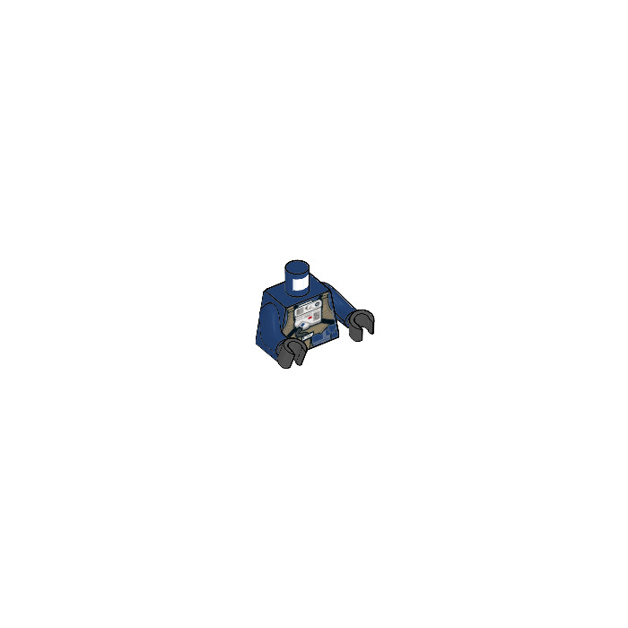 LEGO Dark Blue U-wing Pilot Minifig Torso (3814 / 76382) | Brick Owl