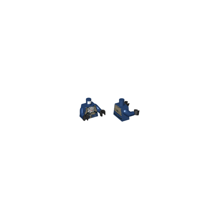 LEGO Dark Blue U-wing Pilot Minifig Torso (3814 / 76382) | Brick Owl
