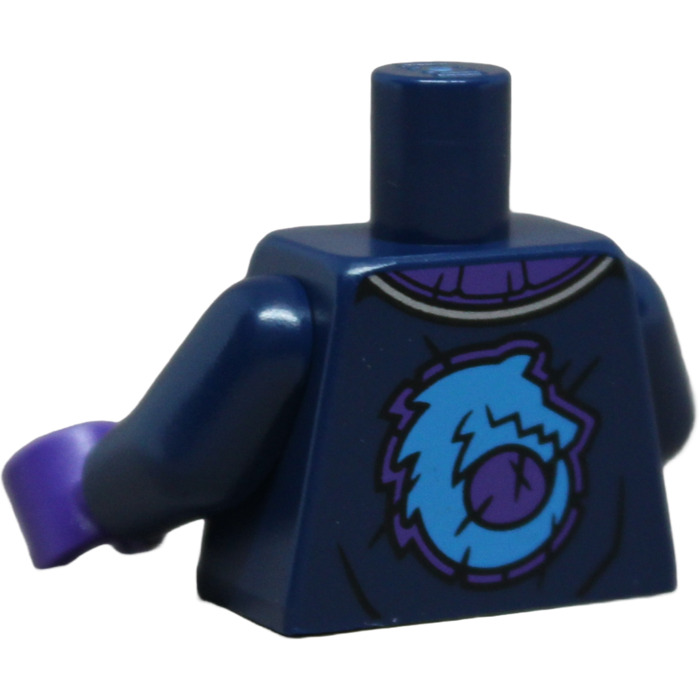 LEGO Dark Blue Wolf Mask Warrior Torso (973 / 76382) | Brick Owl - LEGO ...