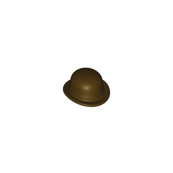 LEGO Dark Brown Bowler Hat (95674) | Brick Owl