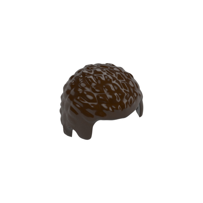 LEGO Dark Brown Coiled Hair (21778) | Brick Owl - LEGO Marketplace