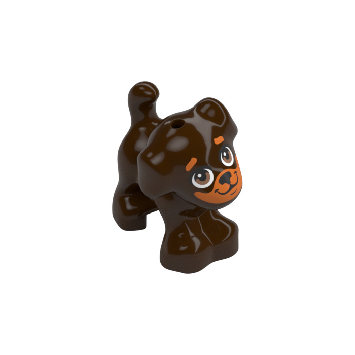 LEGO Dog - Puppy with Medium Dark Flesh Muzzle (93088) | Brick Owl ...