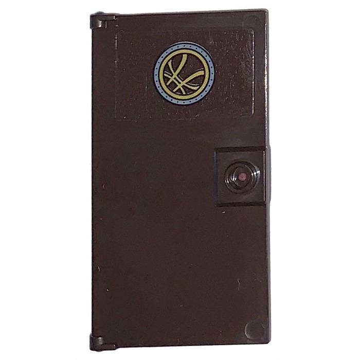 LEGO Dark Brown Door 1 x 4 x 6 with Stud Handle with Sanctum Sanctorum ...