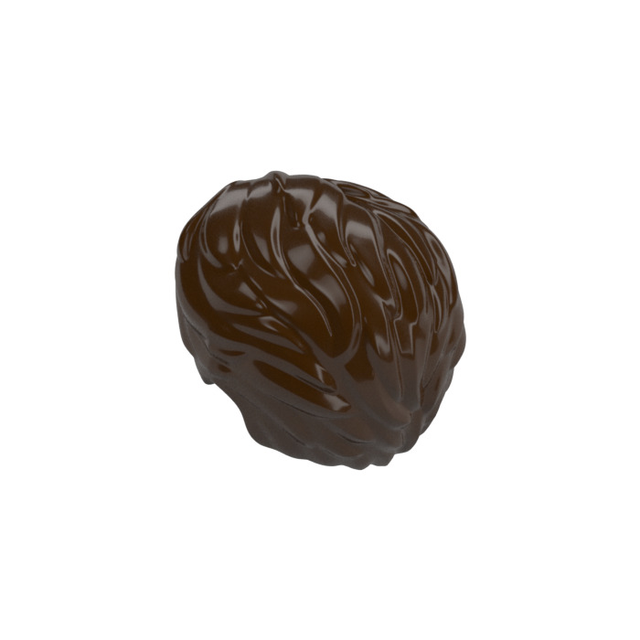LEGO Dark Brown Hair Swept Back with Widow's Peak and Short Sideburns ...