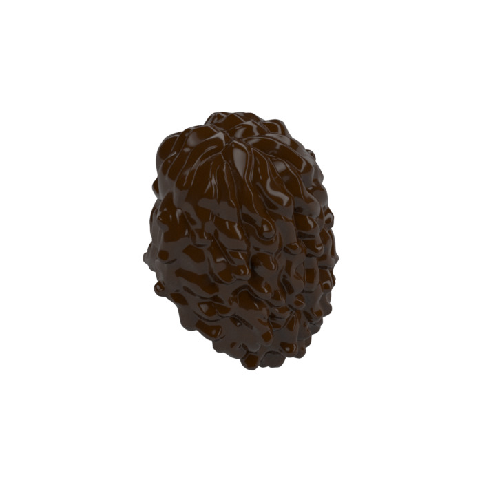 LEGO Dark Brown Long Tousled Hair with Center Parting (20595 / 37998 ...