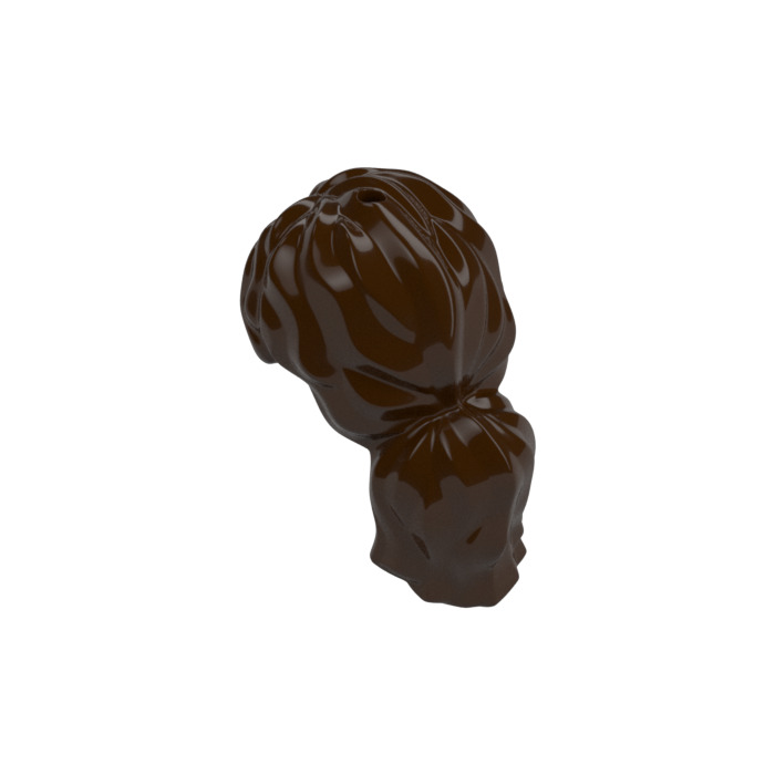 LEGO Dark Brown Long Tousled Hair with Loose Ponytail (6977) | Brick ...