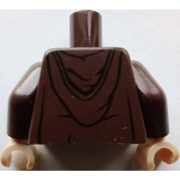 LEGO Dark Brown Obi-Wan Kenobi (Old) with Dark Brown Robe Minifig Torso ...