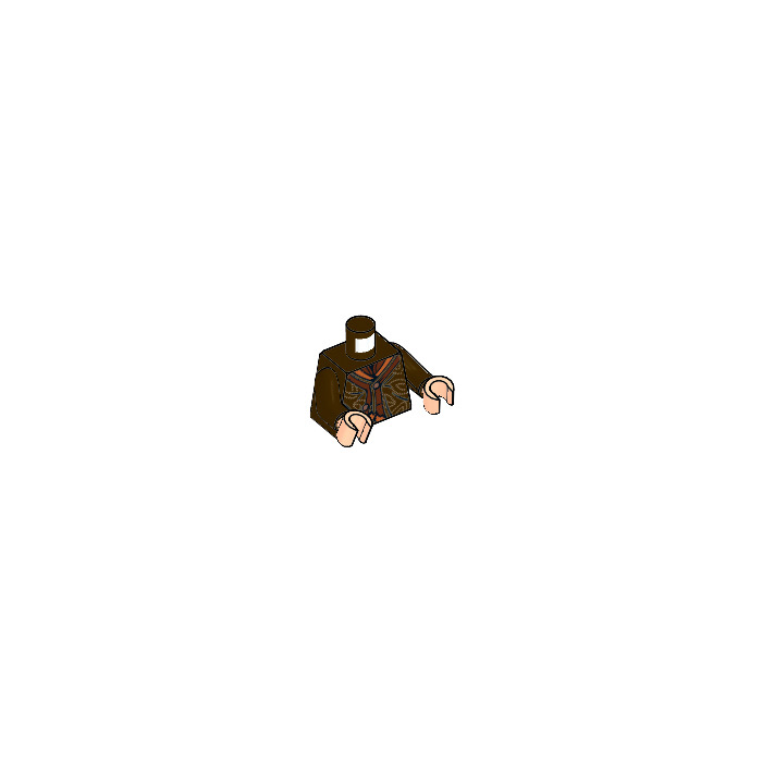 LEGO Dark Brown Radagast Minifig Torso (3814 / 76382) | Brick Owl